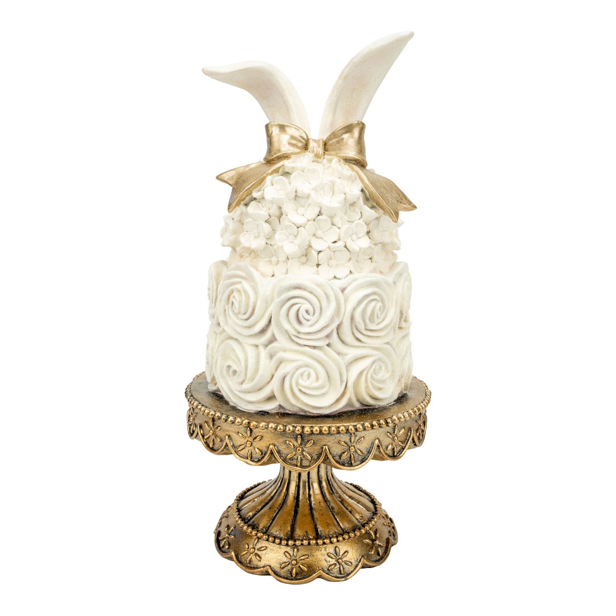 Theatre Seasonal Decor - 35cm Elegant 2 Tier Bunny Ear Cake