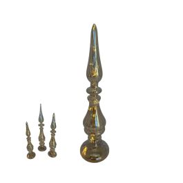 Theatre Seasonal Decor - 35cm Gold Finial Led Table Top